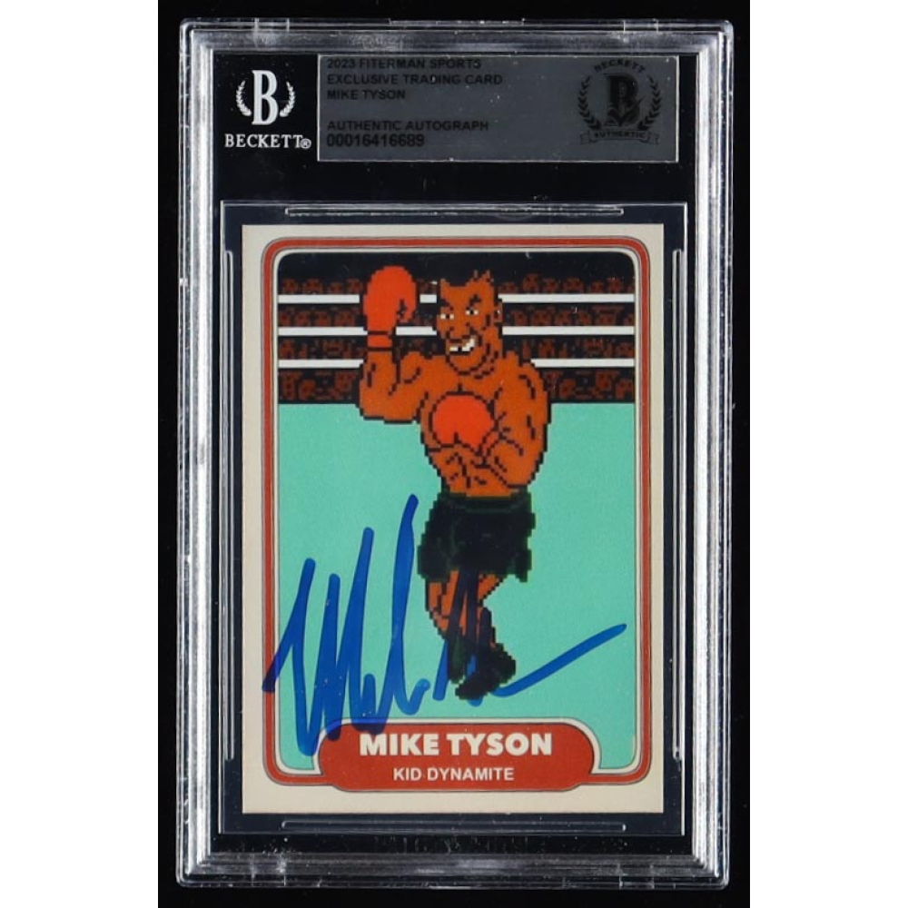 Mike Tyson Signed 2024 Fiterman Sports Trading Card (BGS) | Pristine ...