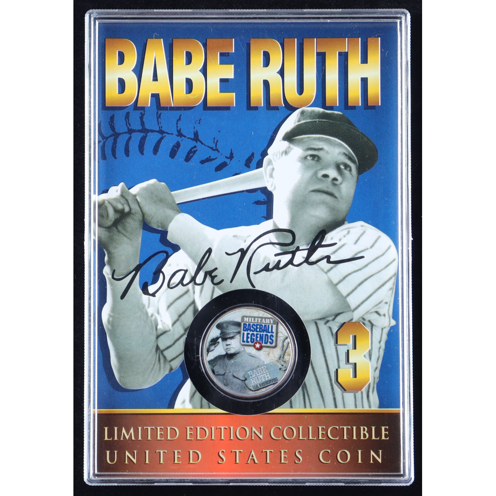 Babe Ruth LE 2005 Merrick Mint "Military Baseball Legends" Collectible ...