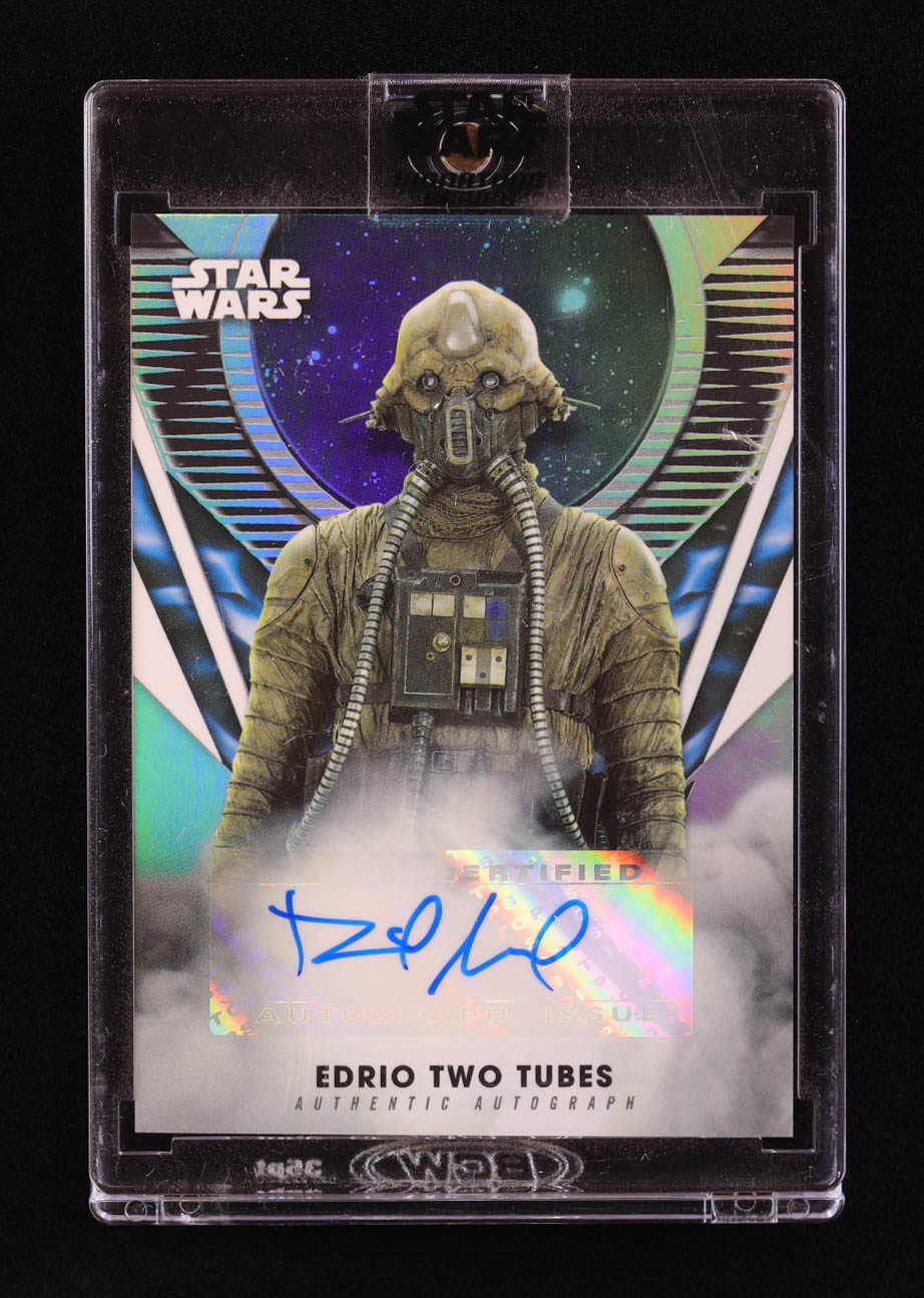 David Acord as Edrio Two Tubes 2023 Topps Star Wars Signature Series Autographs #ADA | Pristine ...