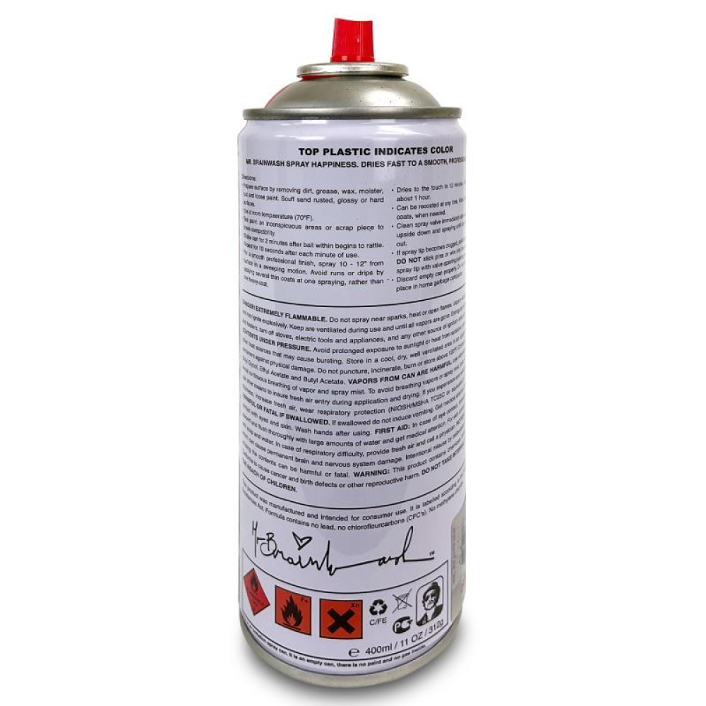 "Love is the Answer" LE Numbered Hand-Painted Spray Can by Mr ...