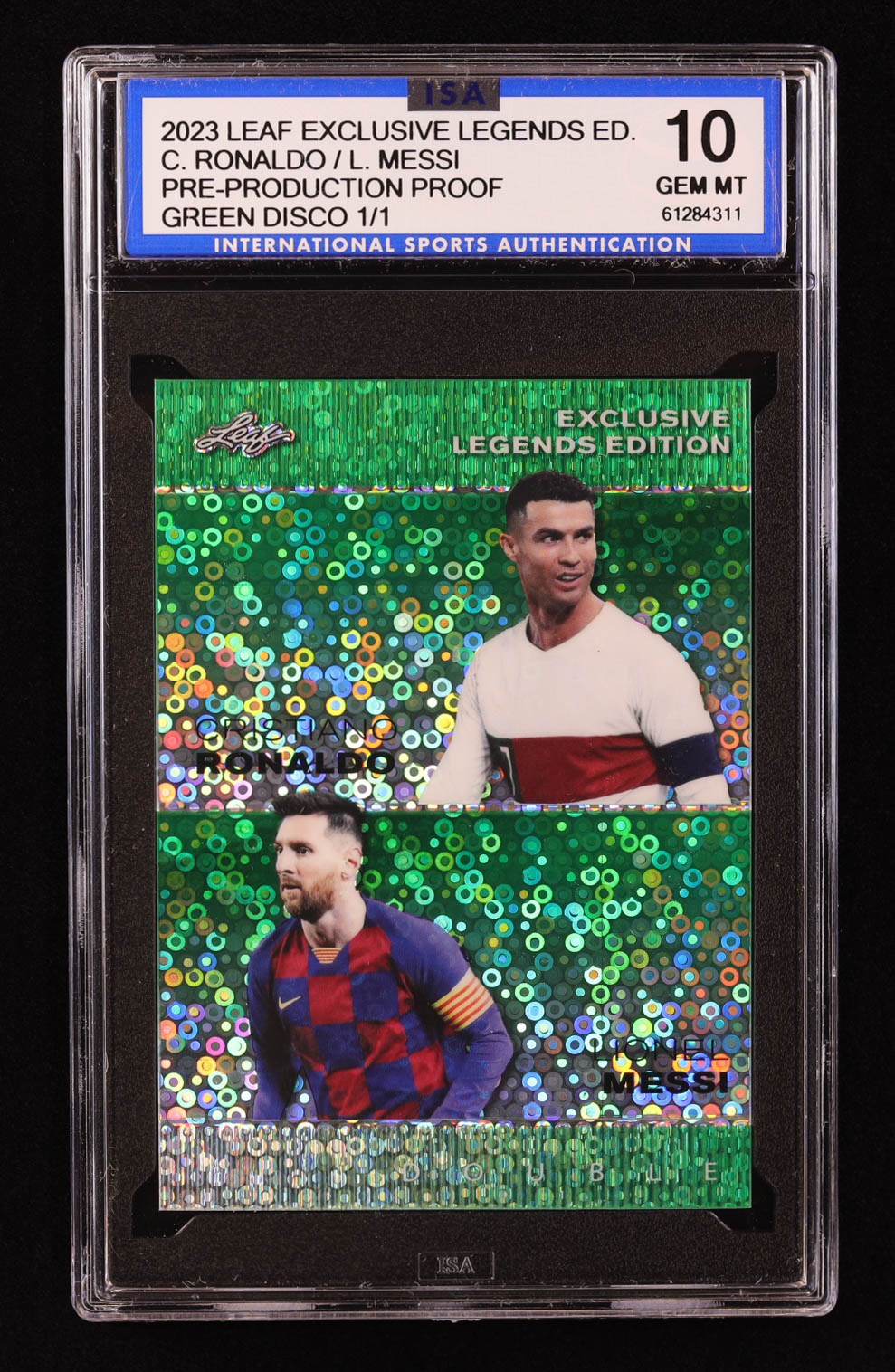 Cristiano Ronaldo / Lionel Messi 2023 Leaf Exclusive Legends Edition ...