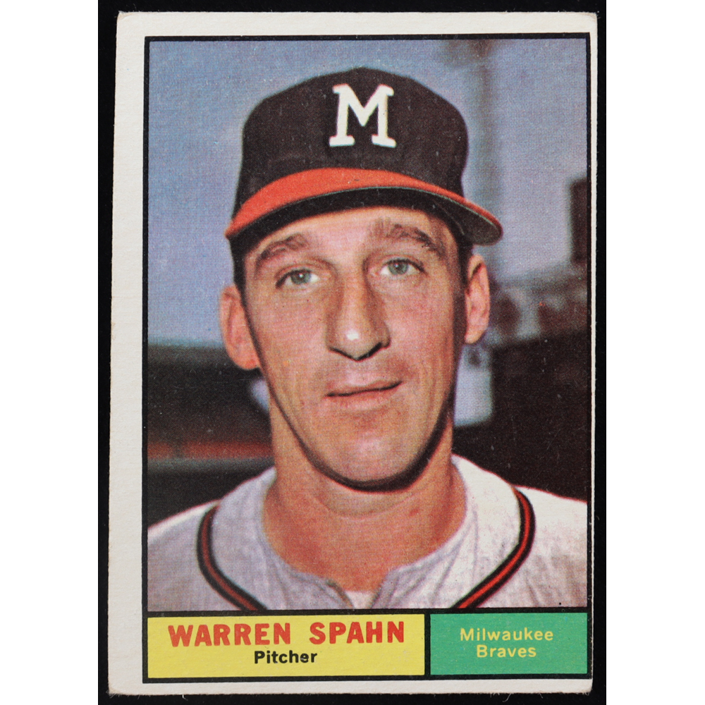 Warren Spahn 1961 Topps #200 | Pristine Auction