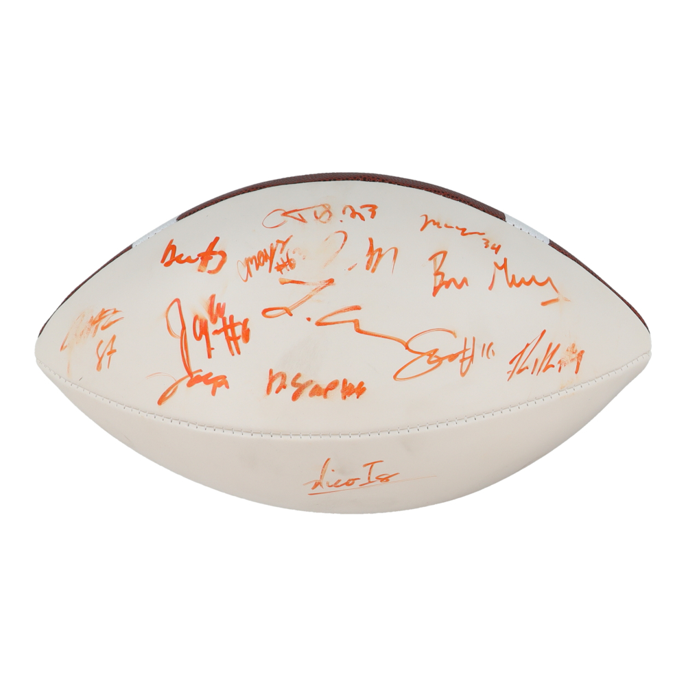 Tennessee Volunteers NCAA Logo LE Football Signed By Offense Team (14 ...