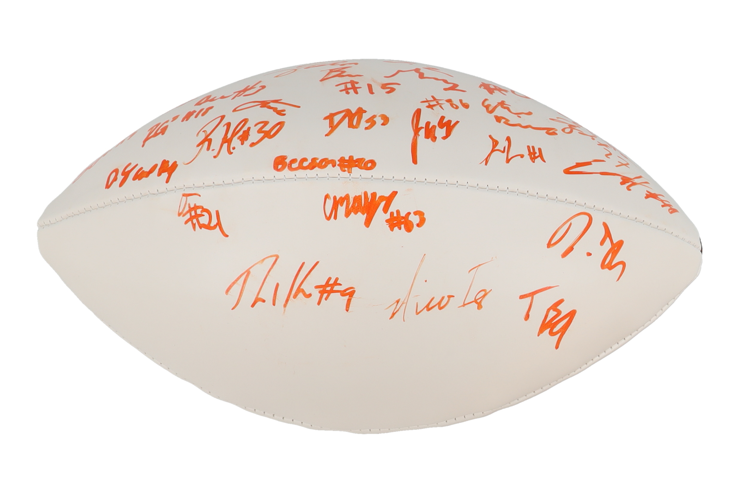 2023 Tennessee Volunteers NCAA Logo LE Football Signed By Team (30 ...