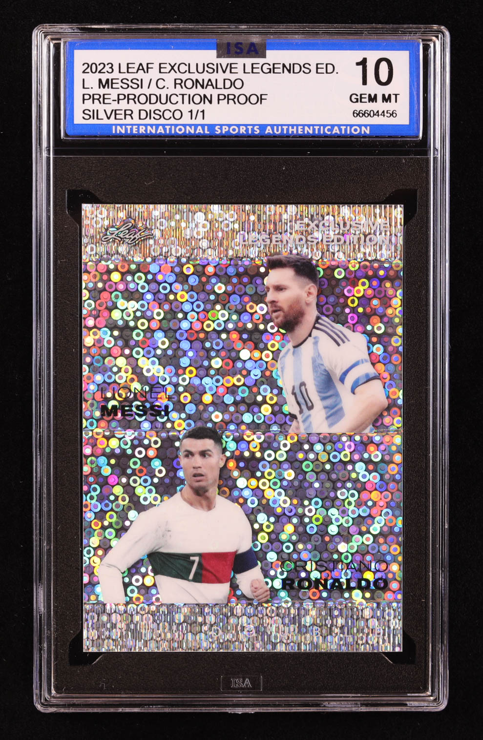 Lionel Messi / Cristiano Ronaldo 2023 Leaf Exclusive Legends Edition ...