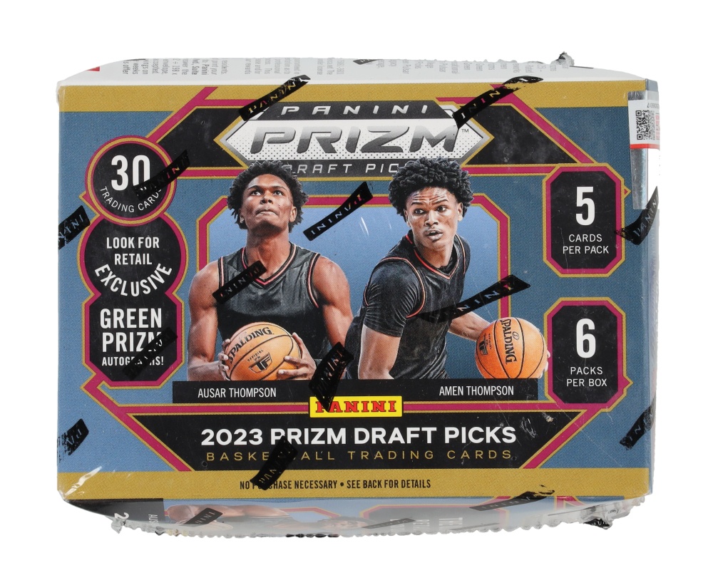 2023-24 Panini Prizm Draft Picks Basketball Hobby Blaster Box with (6) Packs | Pristine Auction