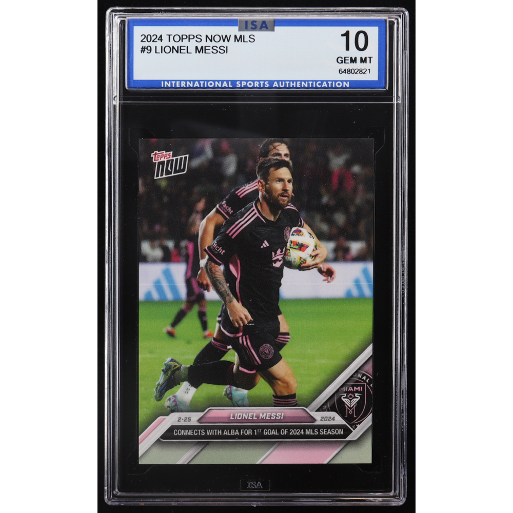 Lionel Messi 2024 Topps Now MLS #9 (ISA 10) | Pristine Auction