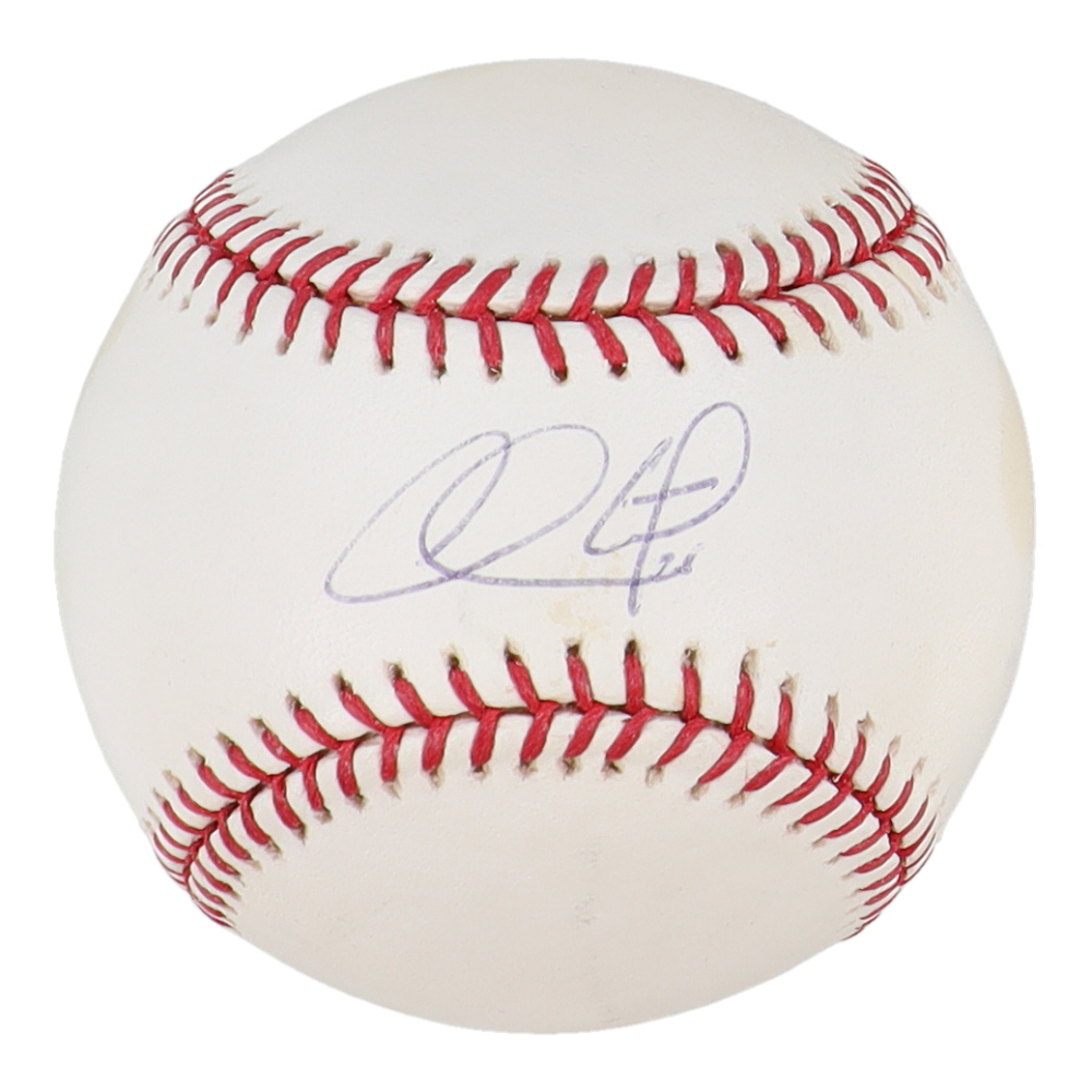 Chase Utley Signed OML Baseball (MLB) | Pristine Auction