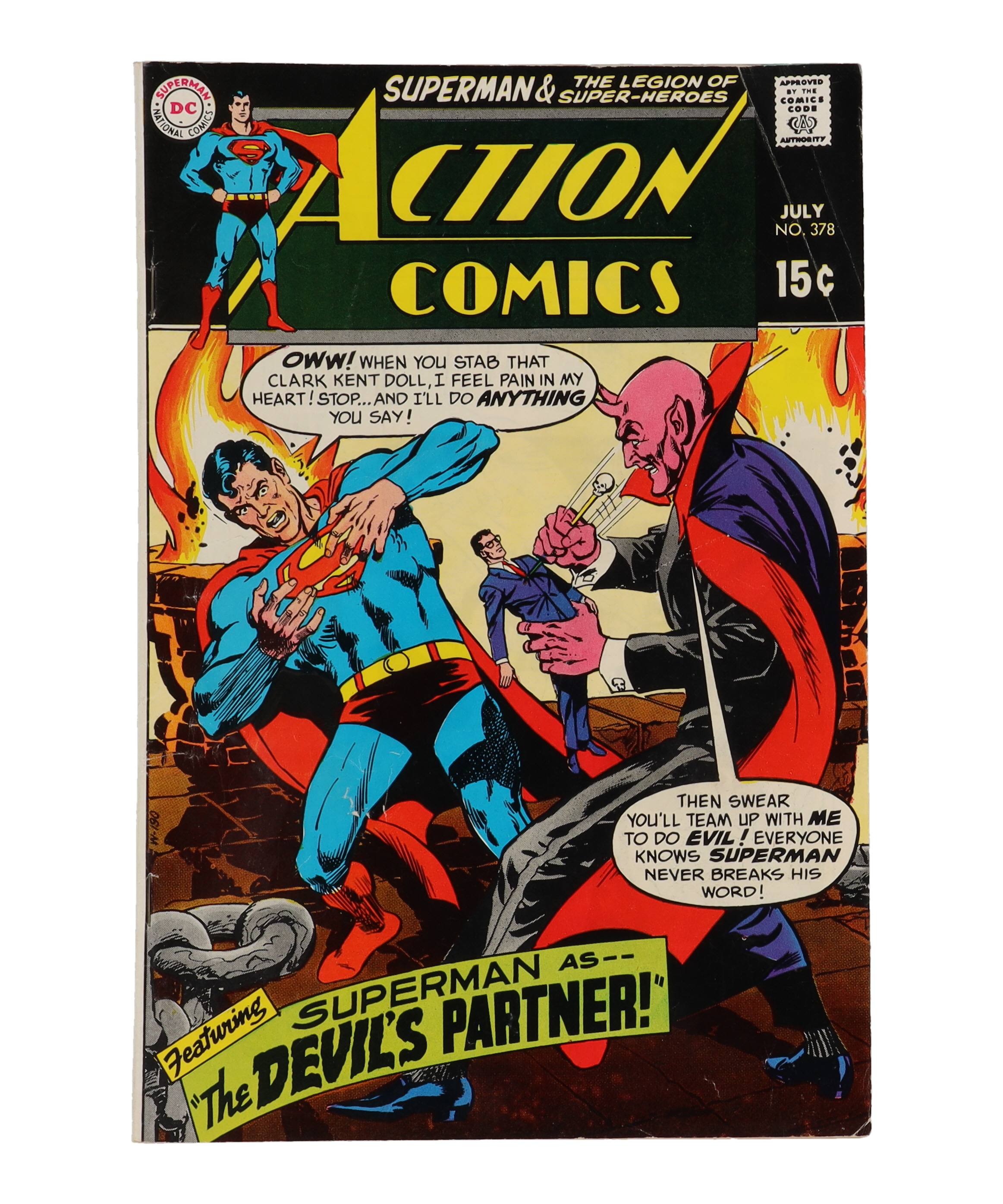1969 "Action Comics" Issue #378 DC Comic Book | Pristine Auction