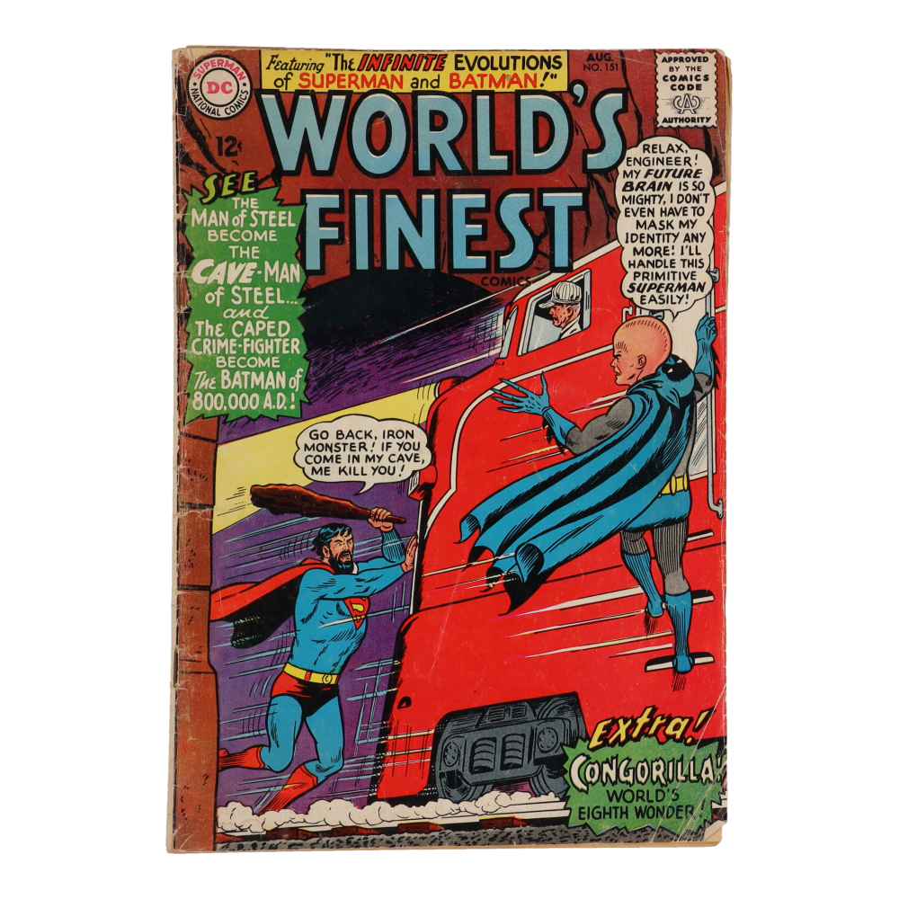 1965 "World's Finest" Issue #151 DC Comic Book | Pristine Auction