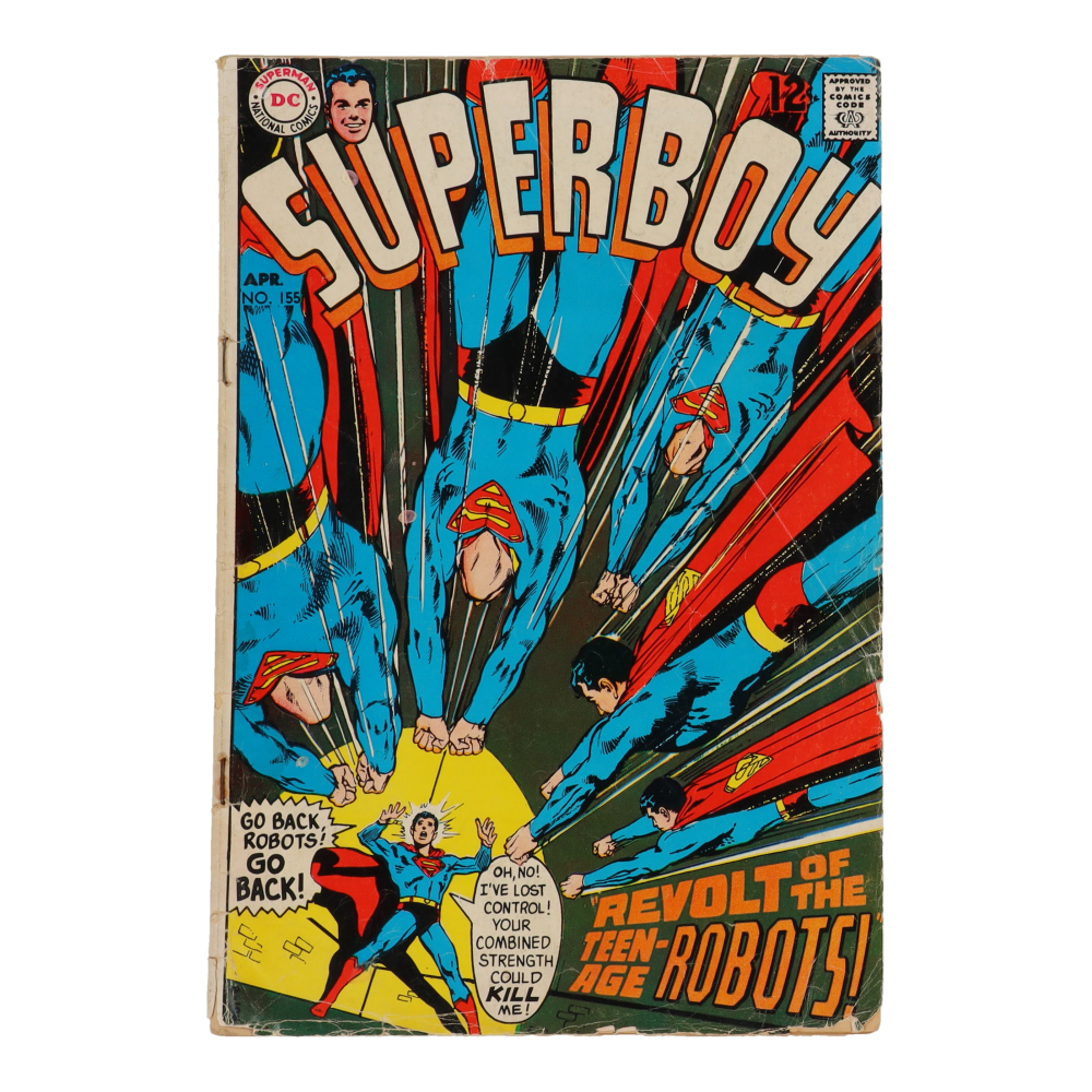 1969 "Superboy" Issue #155 DC Comic Book | Pristine Auction