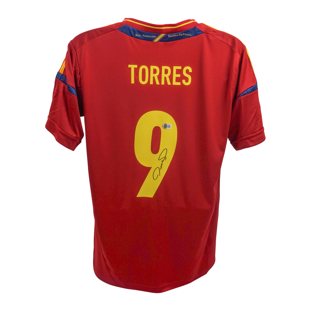Fernando Torres Signed Spain Jersey (Beckett) | Pristine Auction