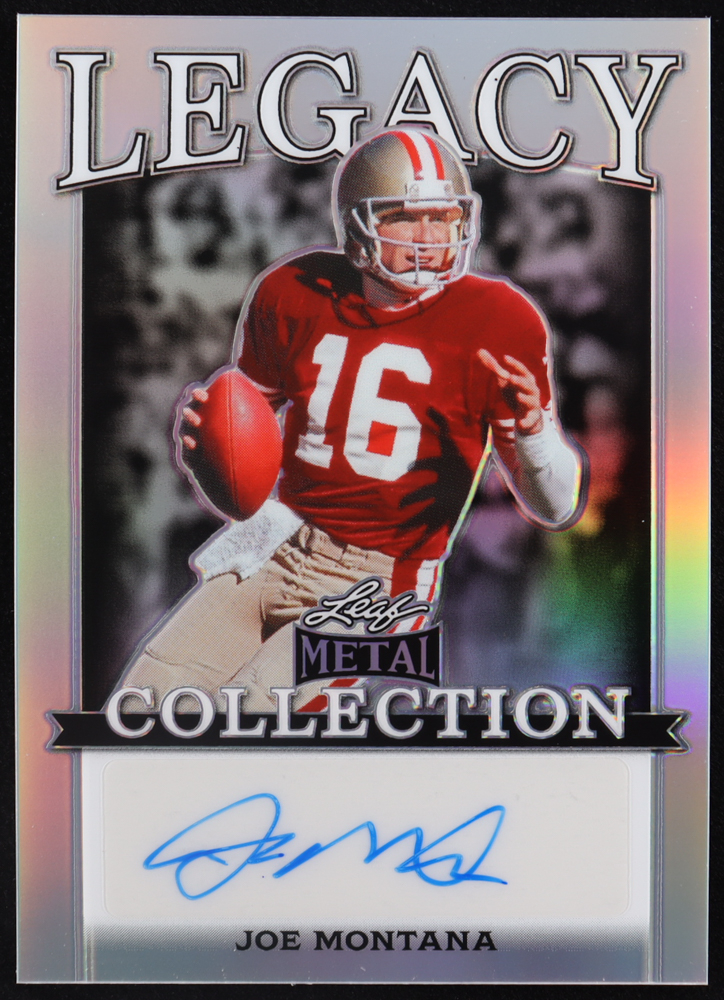 Joe Montana 2024 Leaf Metal Legacy Collection Autographs Prismatic ...