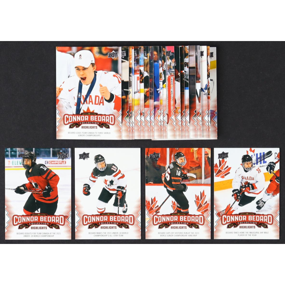 2023-24 Upper Deck Connor Bedard Collection Complete Base Set With ...