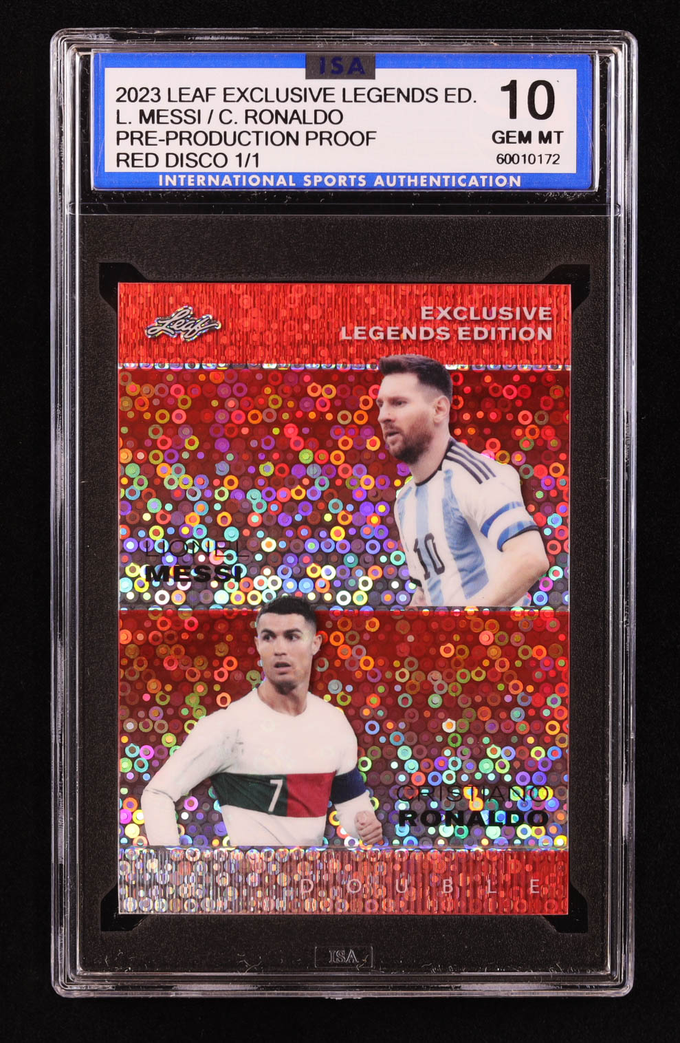Lionel Messi / Cristiano Ronaldo 2023 Leaf Exclusive Legends Edition ...