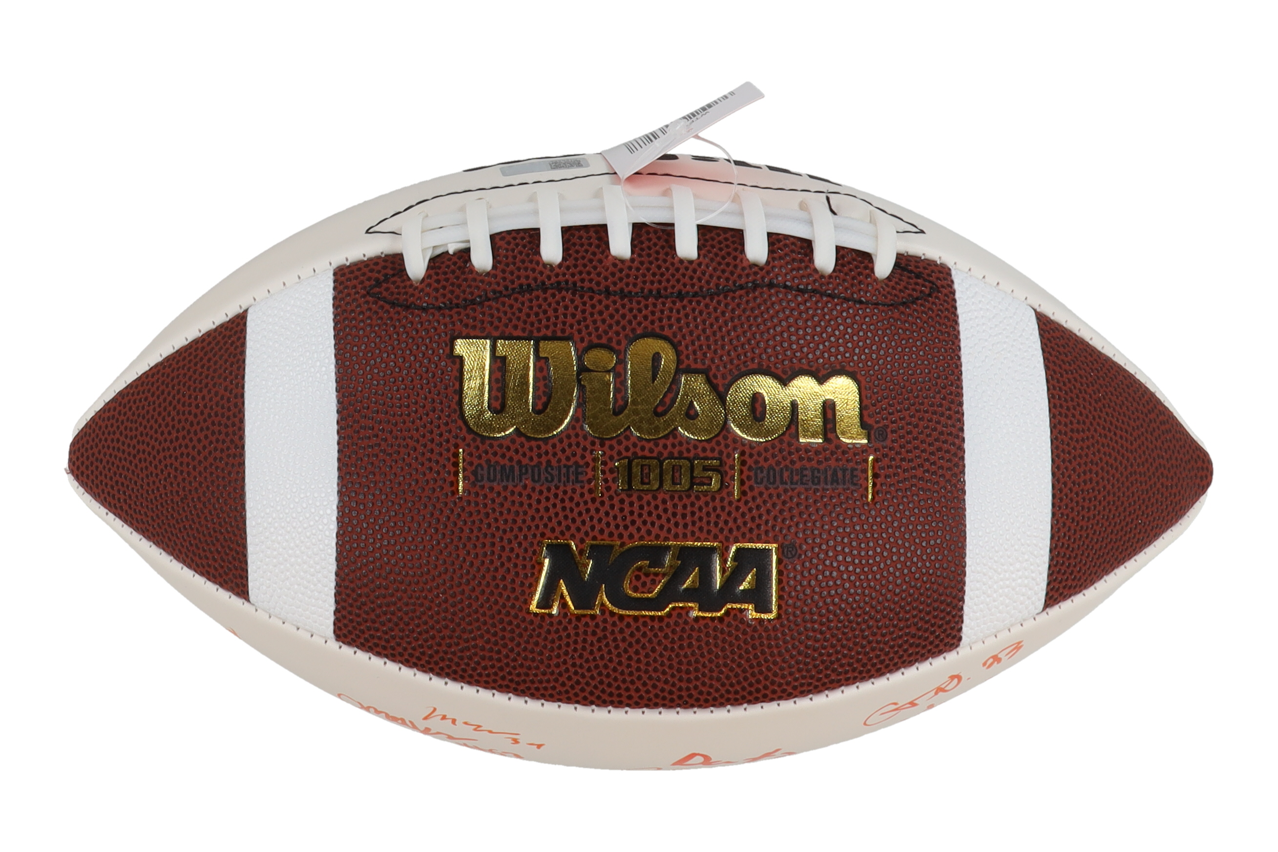Tennessee Volunteers NCAA Logo Football Signed By Offense Team (14 ...