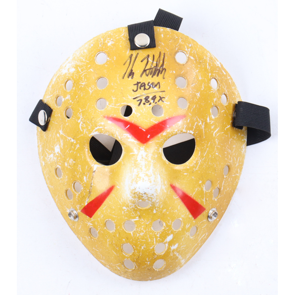 Kane Hodder Signed "Friday the 13th" Mask Inscribed "Jason 7,8,9,X ...
