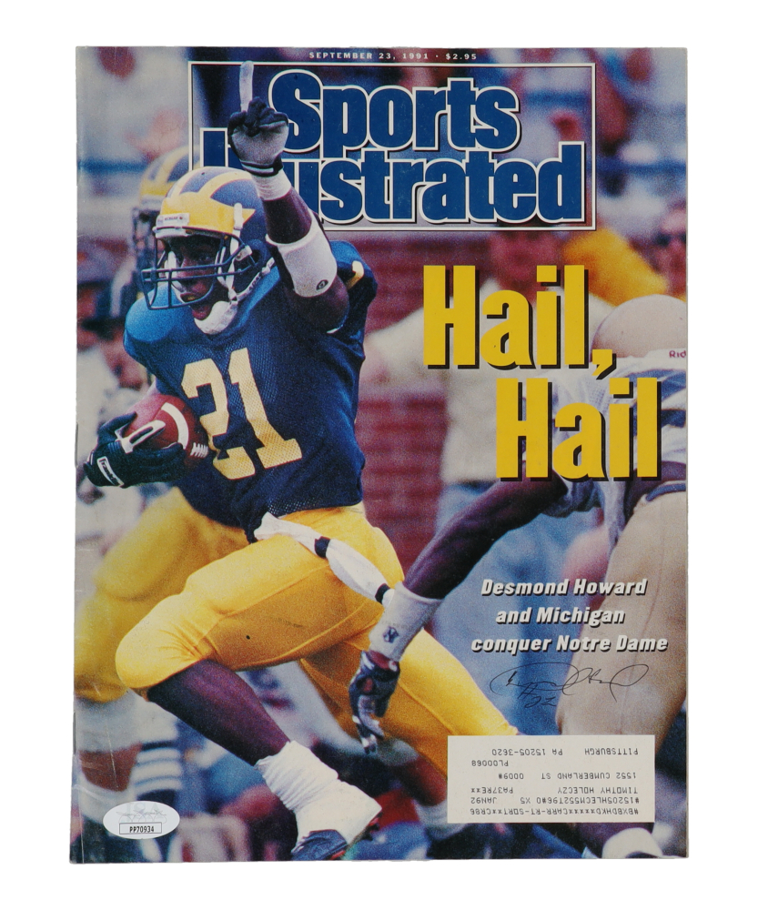 Desmond Howard Signed 1991 Sports Illustrated Magazine (JSA) | Pristine Auction