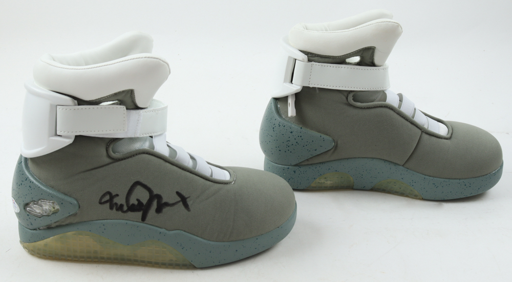 Michael J. Fox Signed "Back to the Future Part II" Replica Prop Shoe ...
