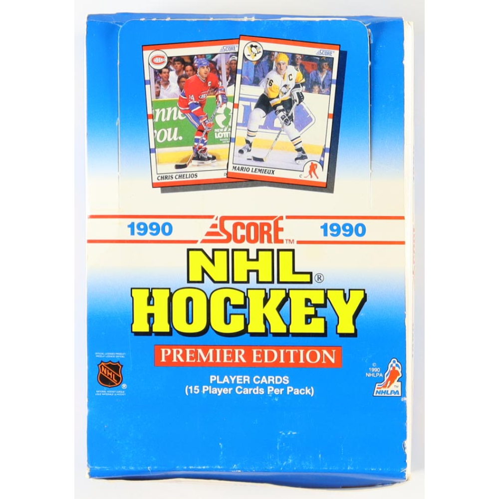 1990-91 Score Hockey Premier Edition Wax Box of (36) Packs | Pristine ...