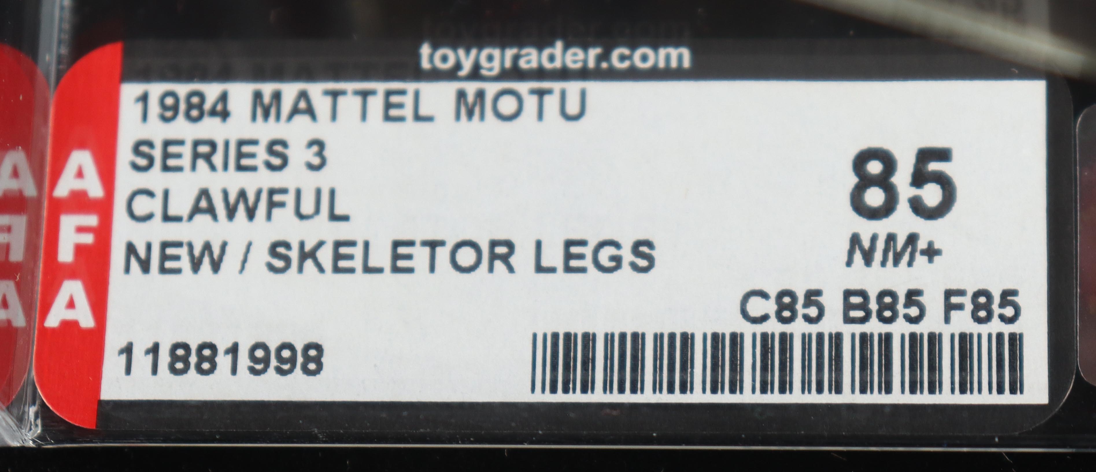 1984 Mattel "Masters of the Universe" Clawful Series 3 Factory Sealed ...