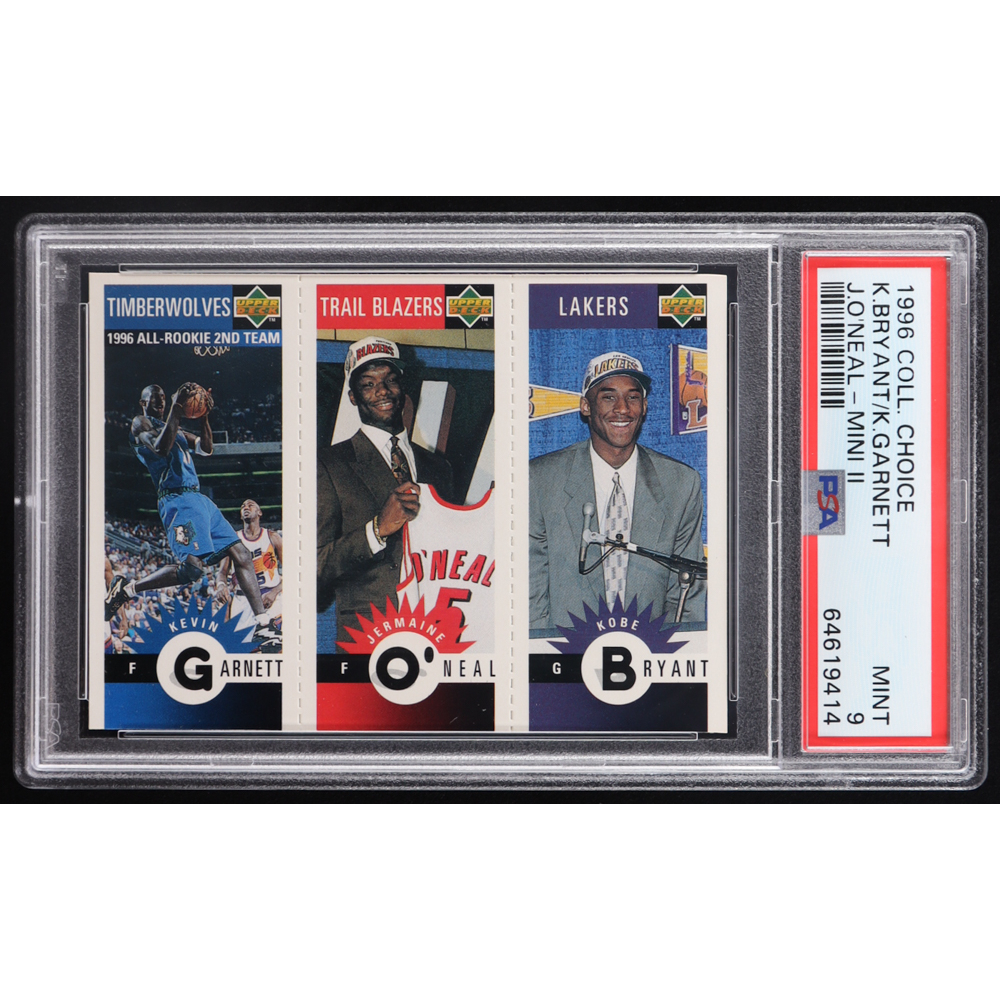 Kobe Bryant / Jermaine O'Neal / Kevin Garnett 1996-97 Collector's ...