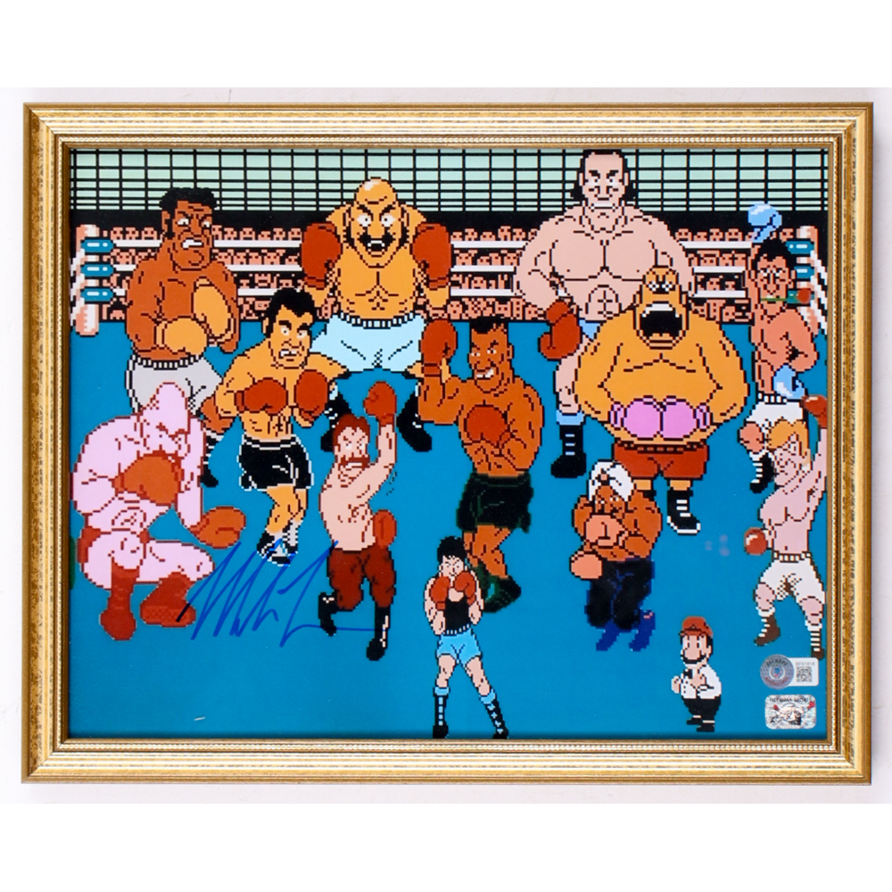 Mike Tyson Signed "Punch-Out!!" Custom Framed Photo Display (Beckett ...