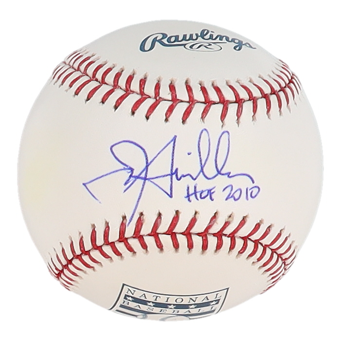 Jon Miller Signed OML Hall Of Fame Logo Baseball Inscribed "HOF '10 ...