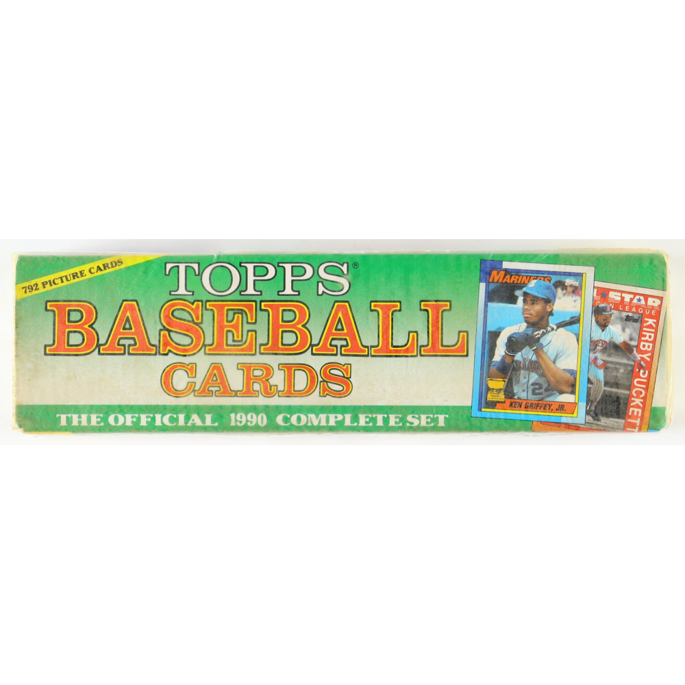 1990 Topps Baseball Complete Set of (792) Cards with Frank Thomas #414A ...