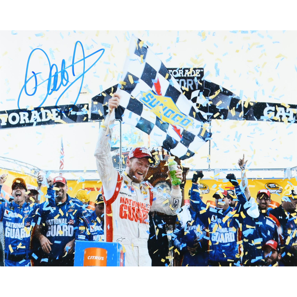 Dale Earnhardt Jr. Signed NASCAR 16x20 Photo (JR Motorsports ...