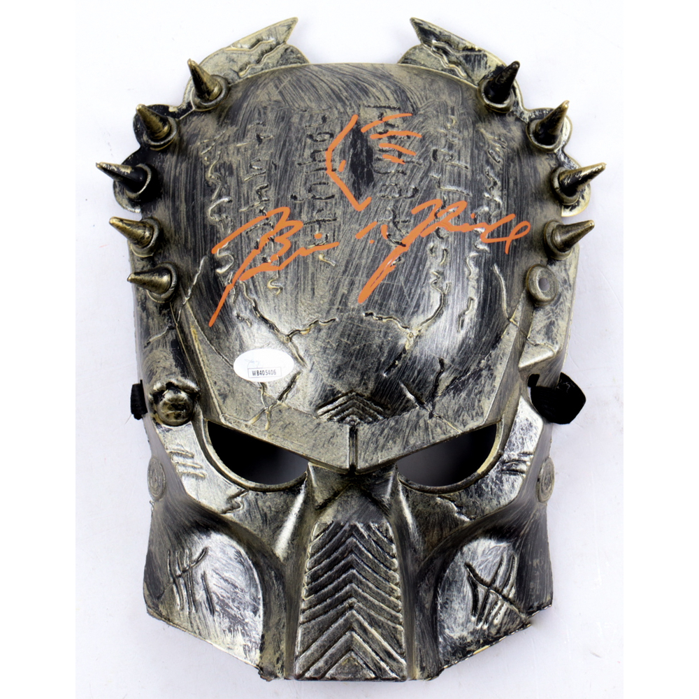 Brian A. Prince Signed "Predator" Mask with Hand-Drawn Predator Sketch ...