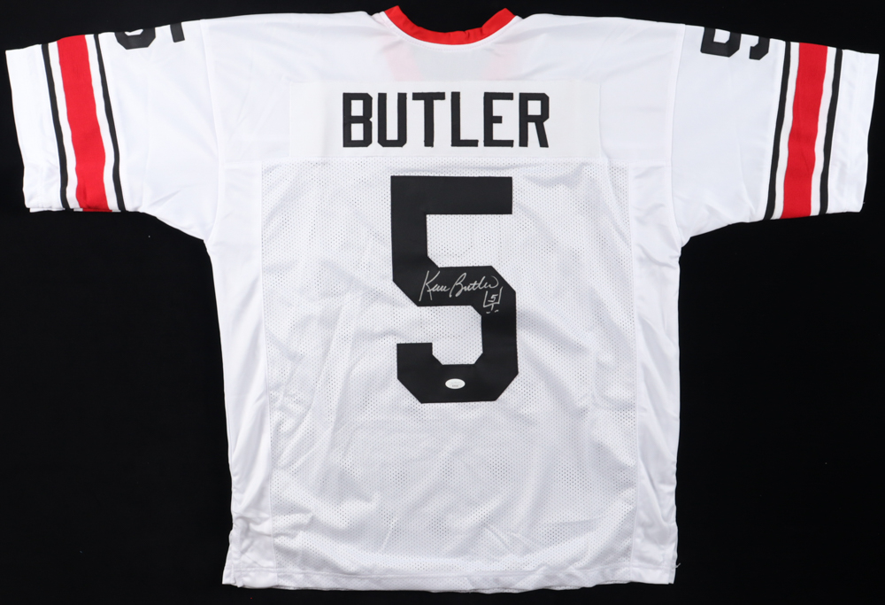 Kevin Butler Signed Jersey With Hand-Drawn Sketch (JSA) | Pristine Auction