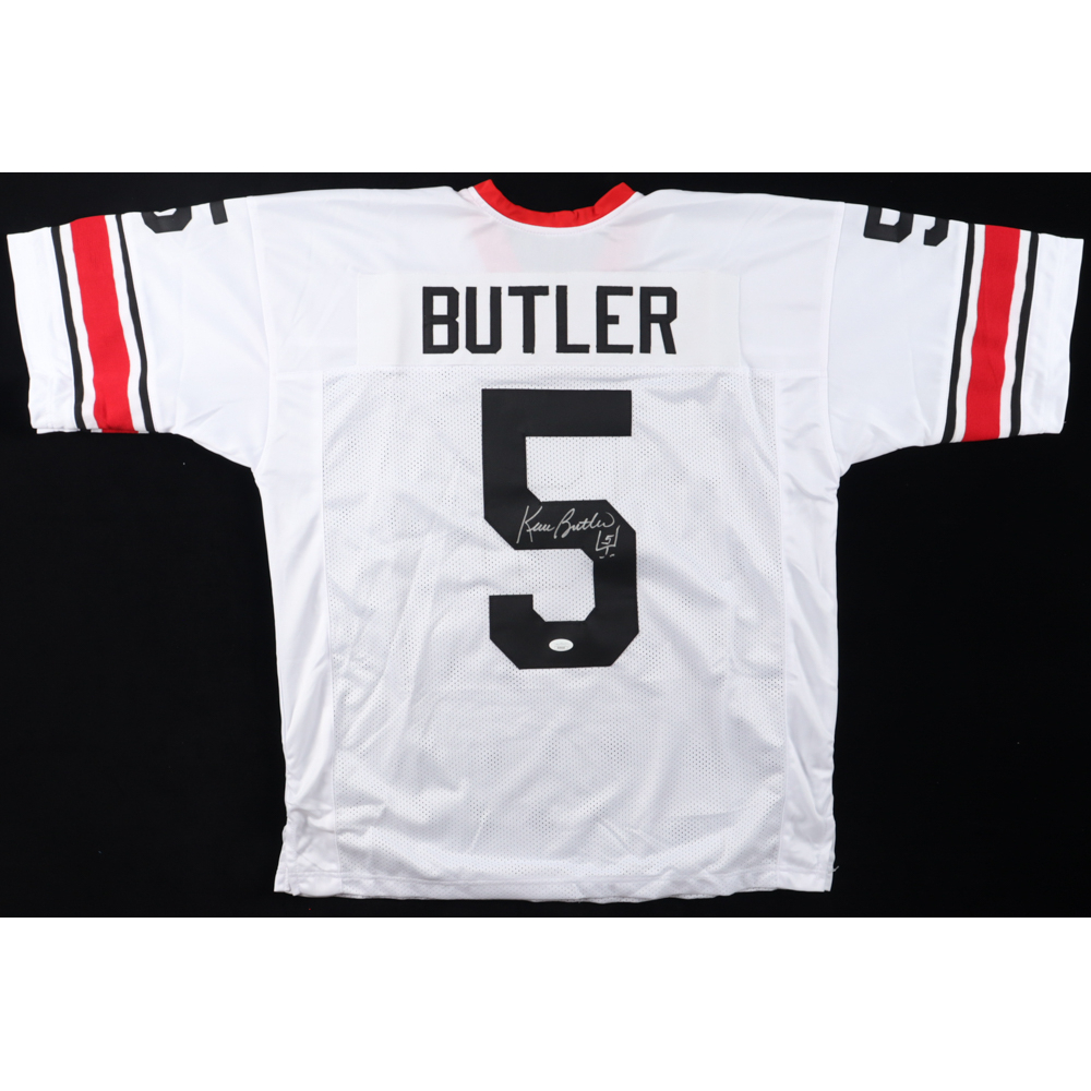 Kevin Butler Signed Jersey With Hand-Drawn Sketch (JSA) | Pristine Auction