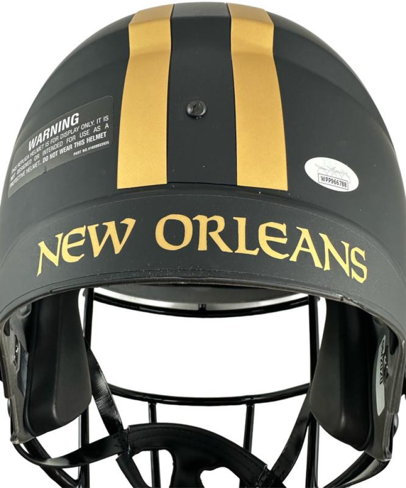 Ricky Williams Signed Saints Full-Size Eclipse Alternate Speed Helmet ...