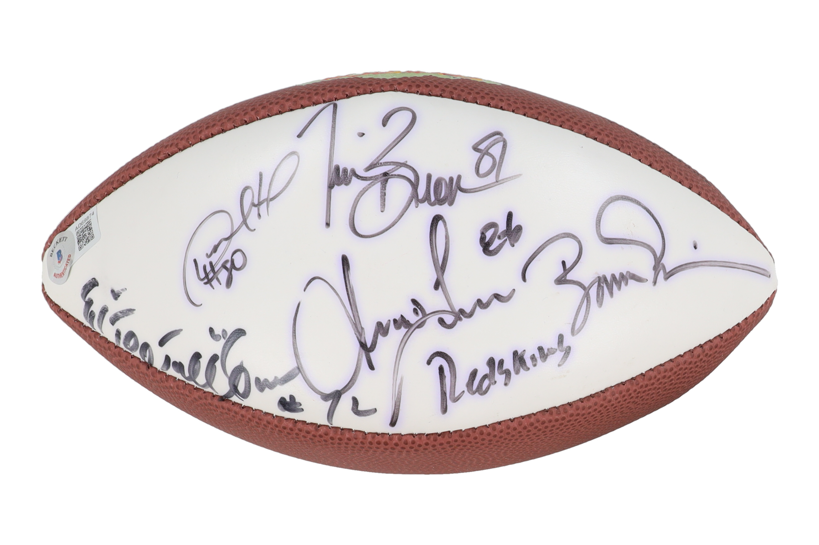 NFL Legends & Stars Super Bowl XXXV Logo Mini Football Signed by (5 ...