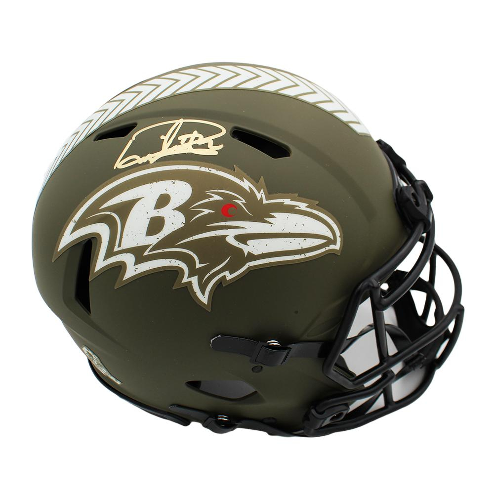 Derrick Henry Signed Ravens Full-Size Authentic On-Field Salute to ...