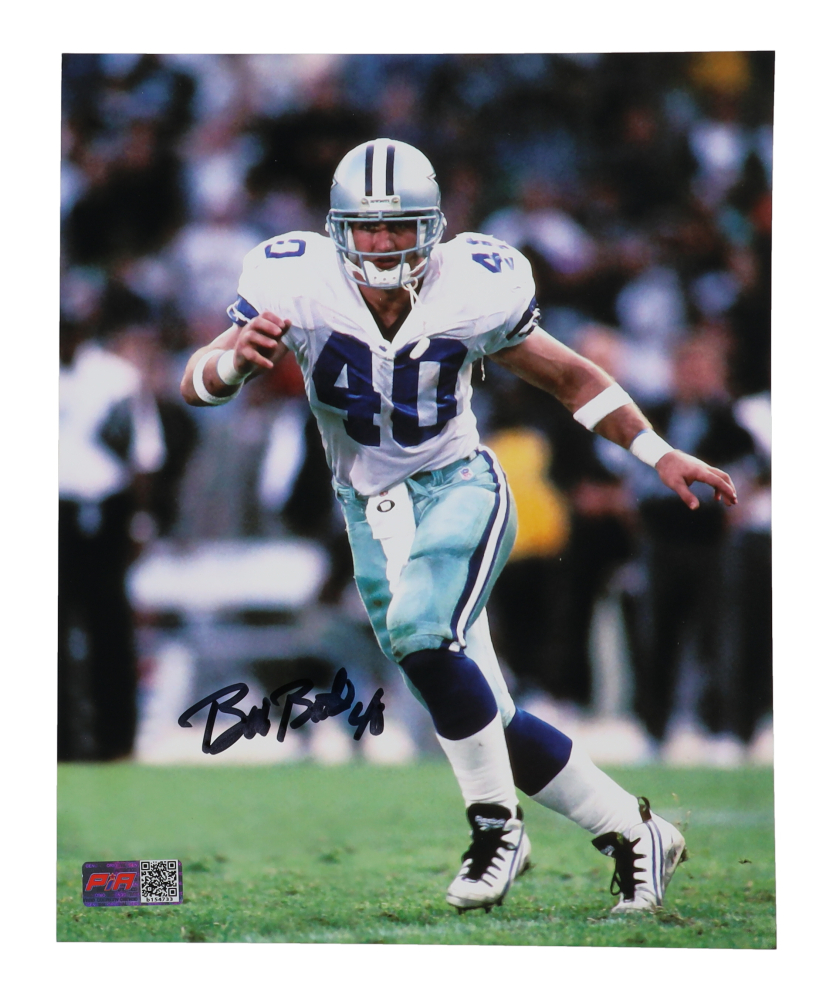Bill Bates Signed Cowboys 8x10 Photo (PIA) | Pristine Auction