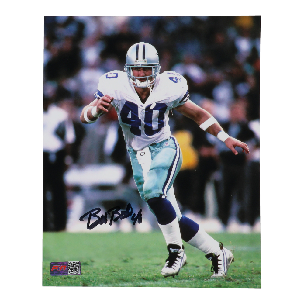 Bill Bates Signed Cowboys 8x10 Photo (PIA) | Pristine Auction