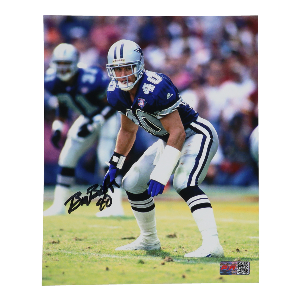 Bill Bates Signed Cowboys 8x10 Photo (PIA) | Pristine Auction