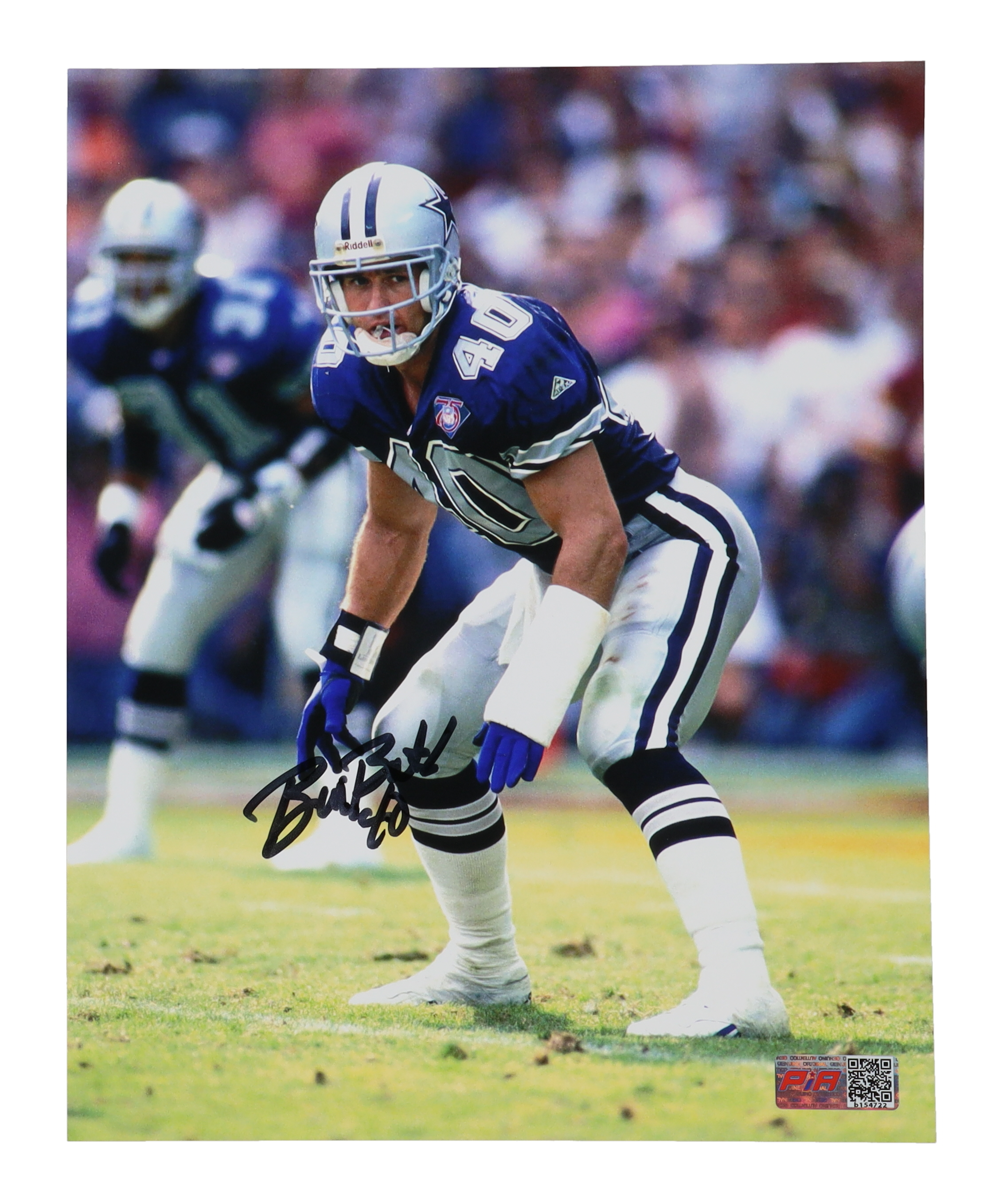 Bill Bates Signed Cowboys 8x10 Photo (PIA) | Pristine Auction