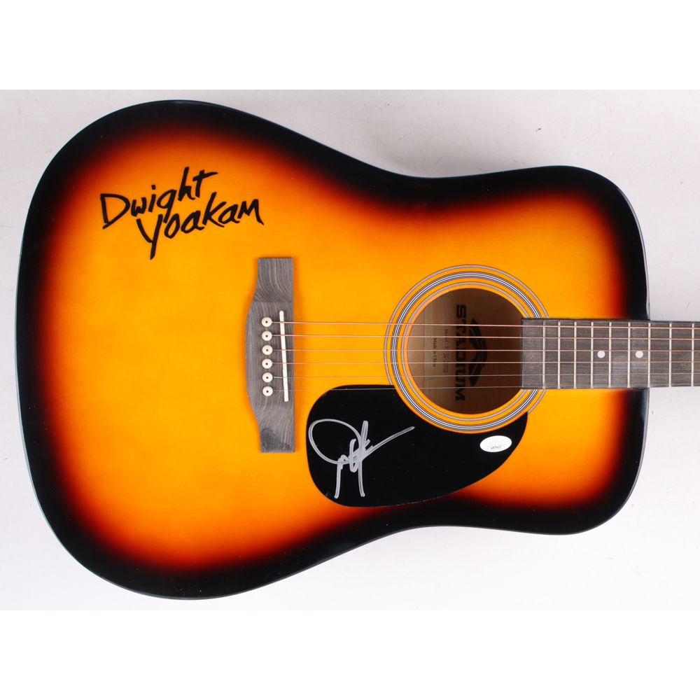 Dwight Yoakam Signed 38" Acoustic Guitar (JSA) | Pristine Auction
