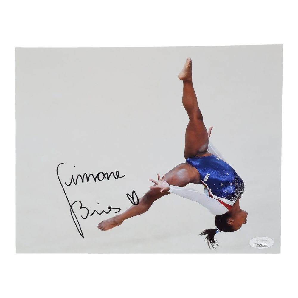 Simone Biles Signed Team USA 8x10 Photo (JSA) | Pristine Auction