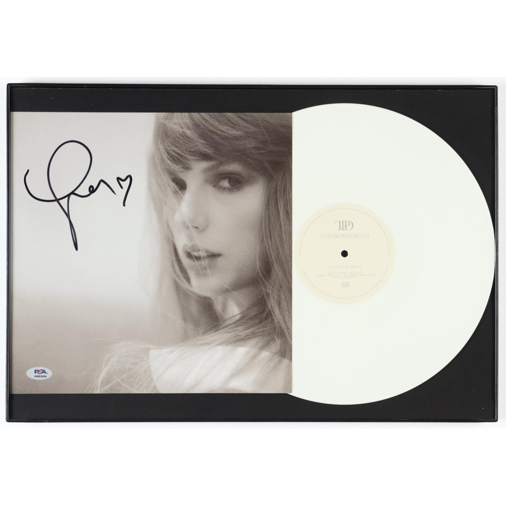 Taylor Swift Signed Custom Framed "The Tortured Poets Department" Vinyl ...