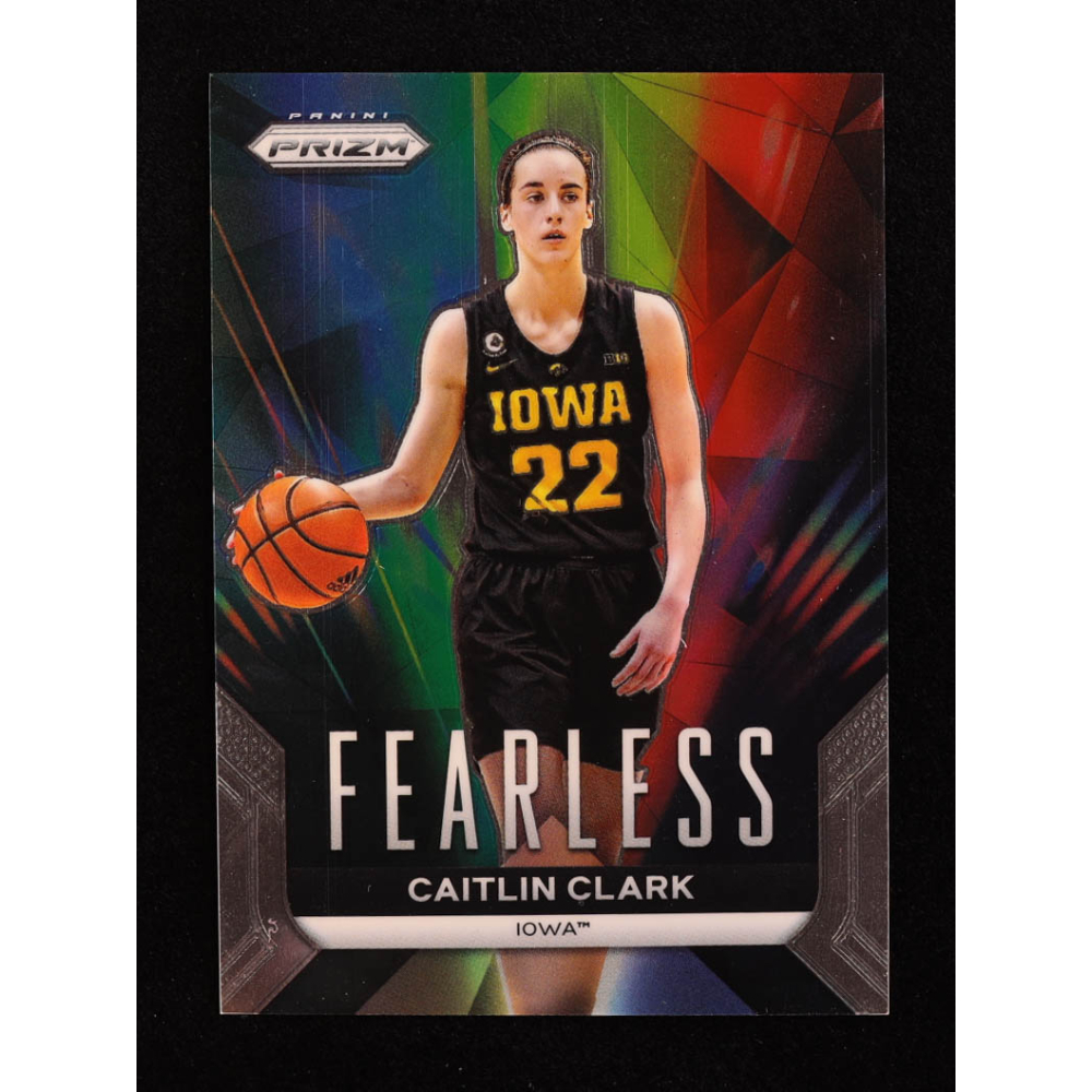 Caitlin Clark 2024 Panini Caitlin Clark Collection Prizm Fearless #F2 ...
