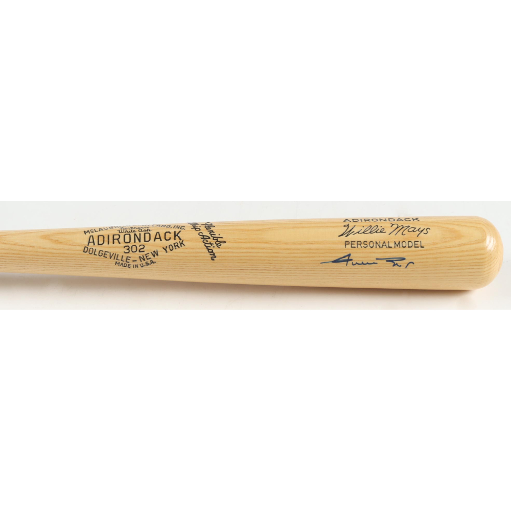 Willie Mays Signed Adirondack Player Model Baseball Bat (PSA ...
