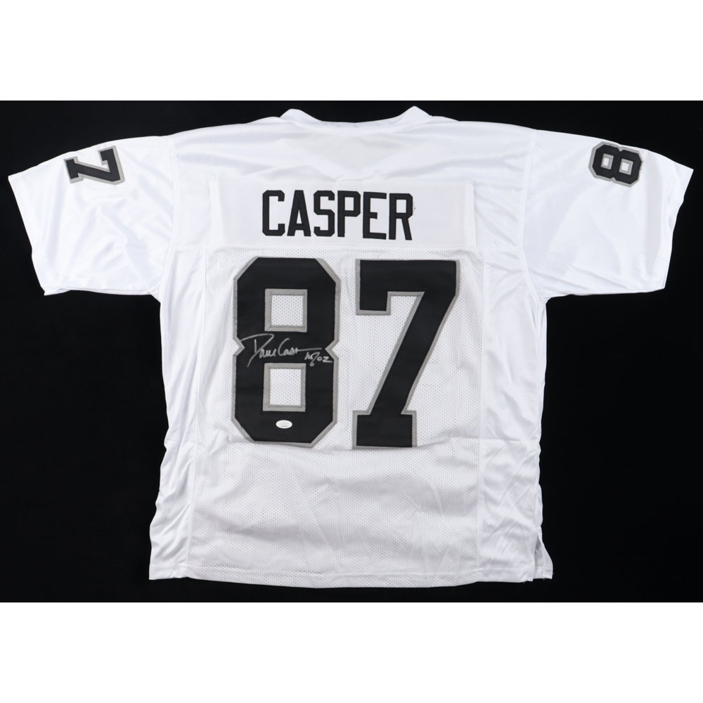 Dave Casper Signed Jersey Inscribed "HOF 02" (JSA) | Pristine Auction
