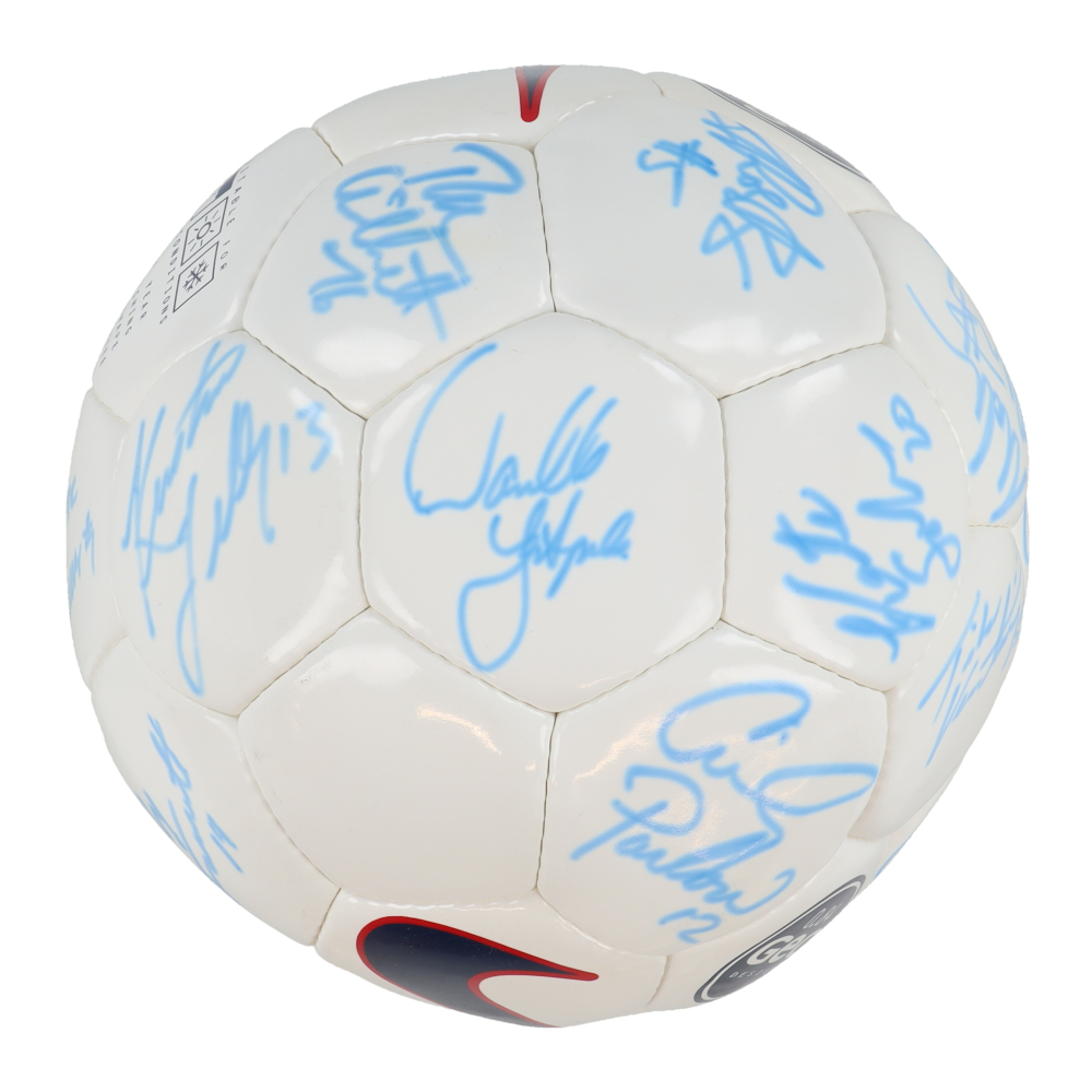 1999 Team USA Women's Soccer Ball Team-Signed by (19) with Mia Hamm ...