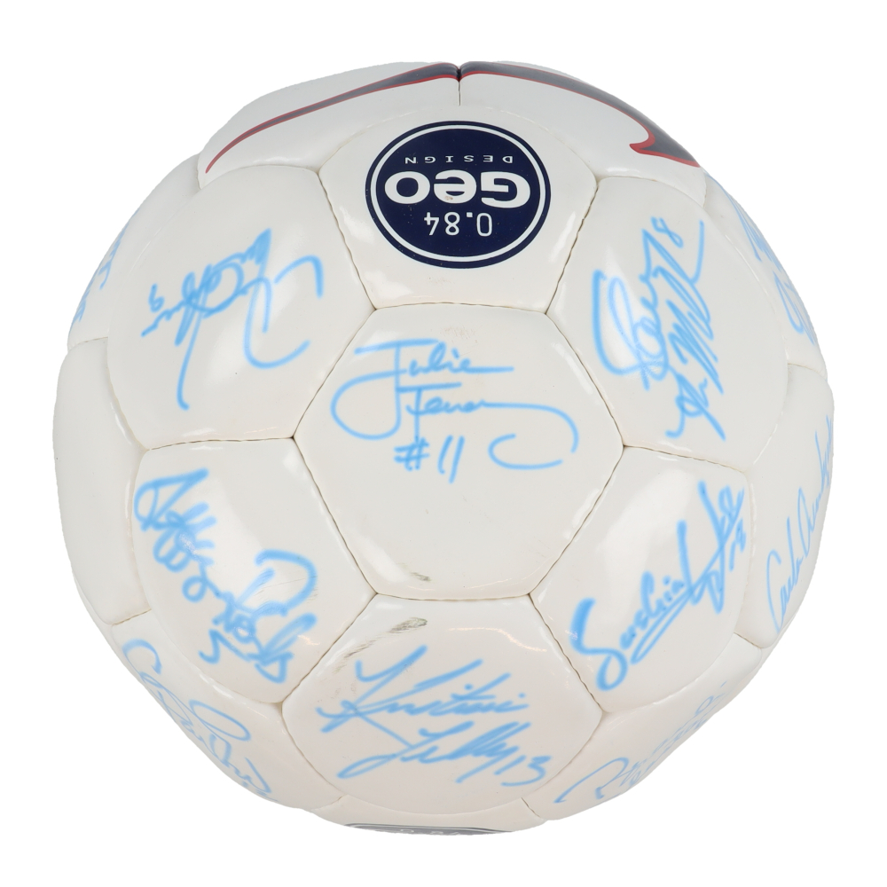 1999 Team USA Women's Soccer Ball Team-Signed by (19) with Mia Hamm ...