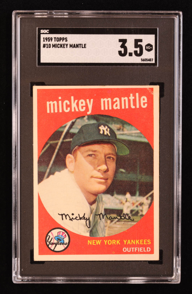 Mickey Mantle 1959 Topps #10 (SGC 3.5) | Pristine Auction