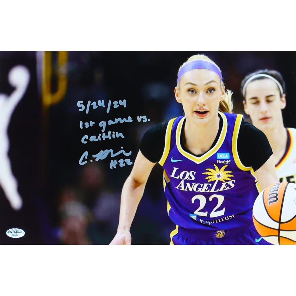 Cameron Brink Signed Sparks 12x8 Photo Inscribed "5/24/24 1st Game Vs ...